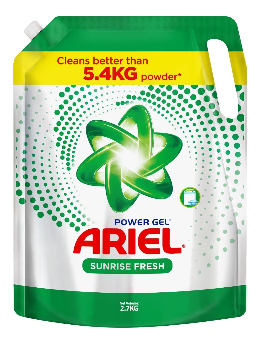 Ariel Liquid Laundry Detergent Sunrise Fresh 2.4kg Refill | edamama