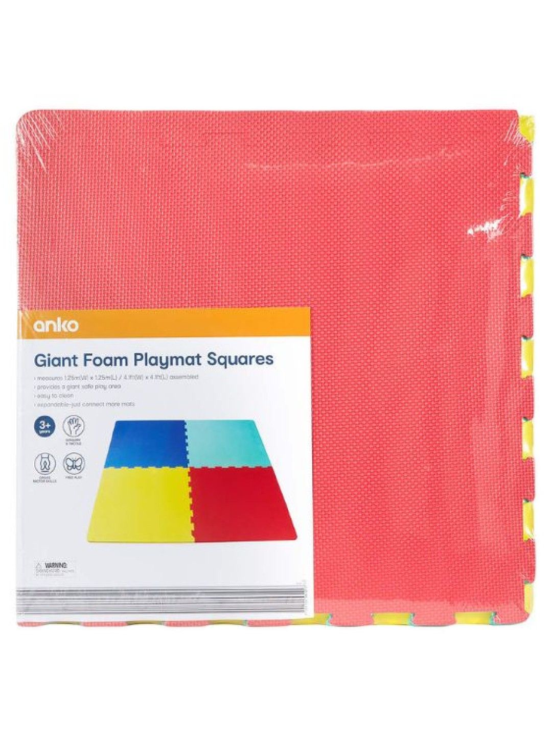 Anko Giant Foam Playmat Squares | edamama