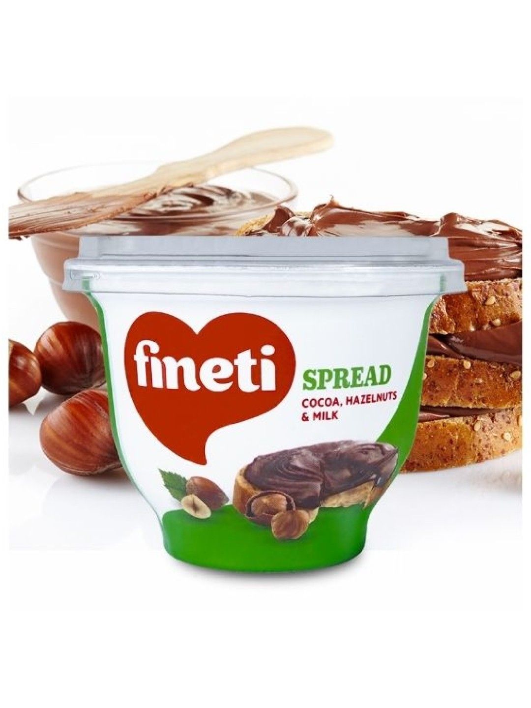 Fineti Hazelnut Spread with Cocoa (200g) | edamama
