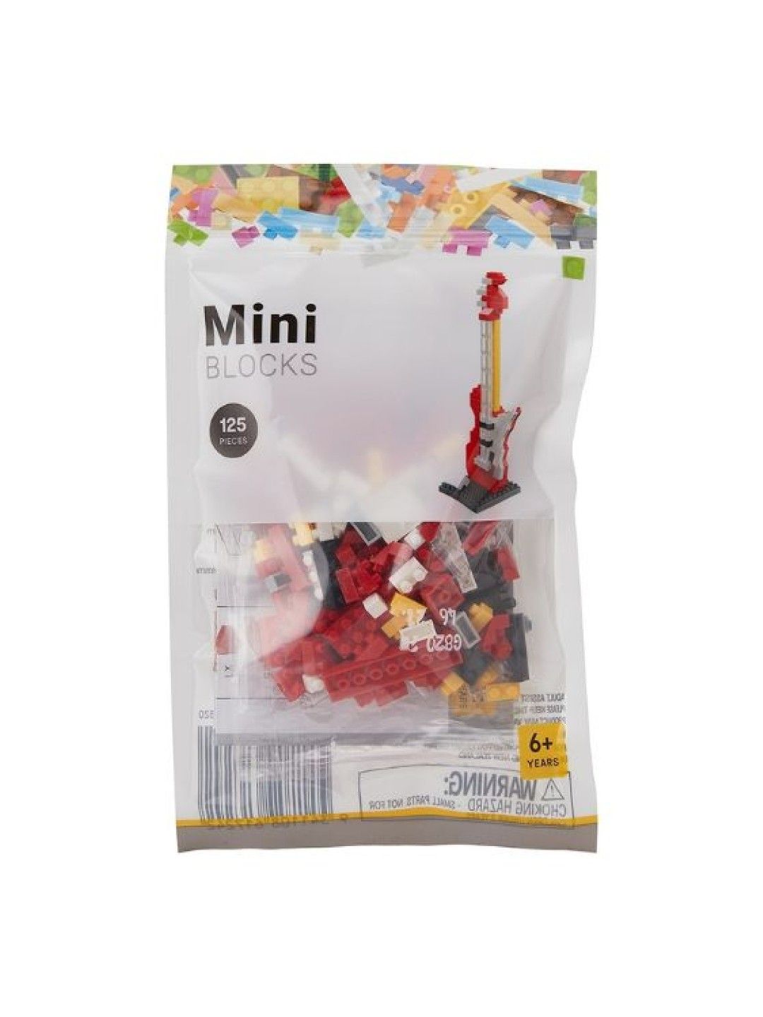 Anko 125-Piece Mini Blocks - Guitar | edamama