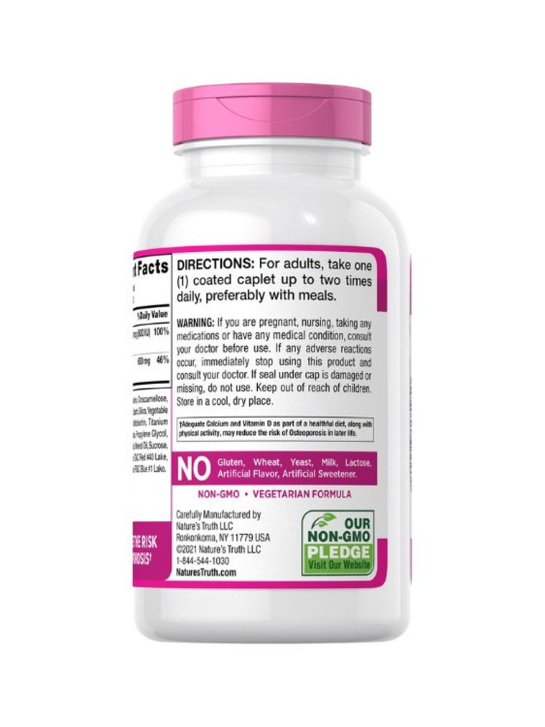 Nature's Truth Calcium 600 mg plus Vitamin D3, 250 | edamama