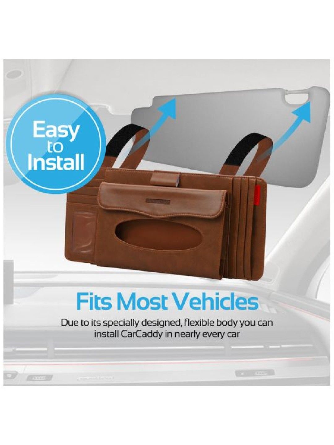 Promate CARCADDY Multi-Function Car Visor Organizer | edamama
