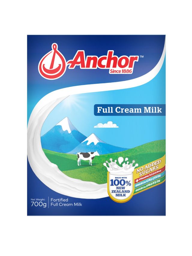Anchor Anchor Full Cream Milk Powder Plain (700g) | edamama
