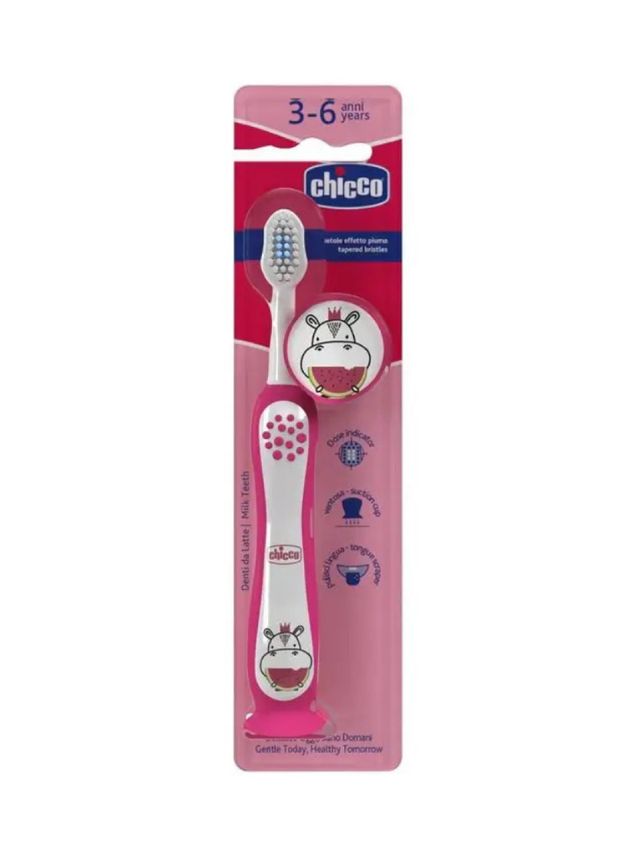 Chicco Hippo Toothbrush 3-6 years old | edamama