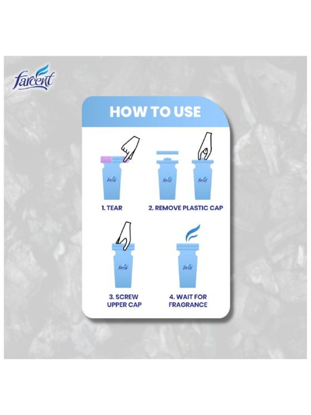 Farcent Liquid Deodorizer Charcoal Set of 2 | edamama