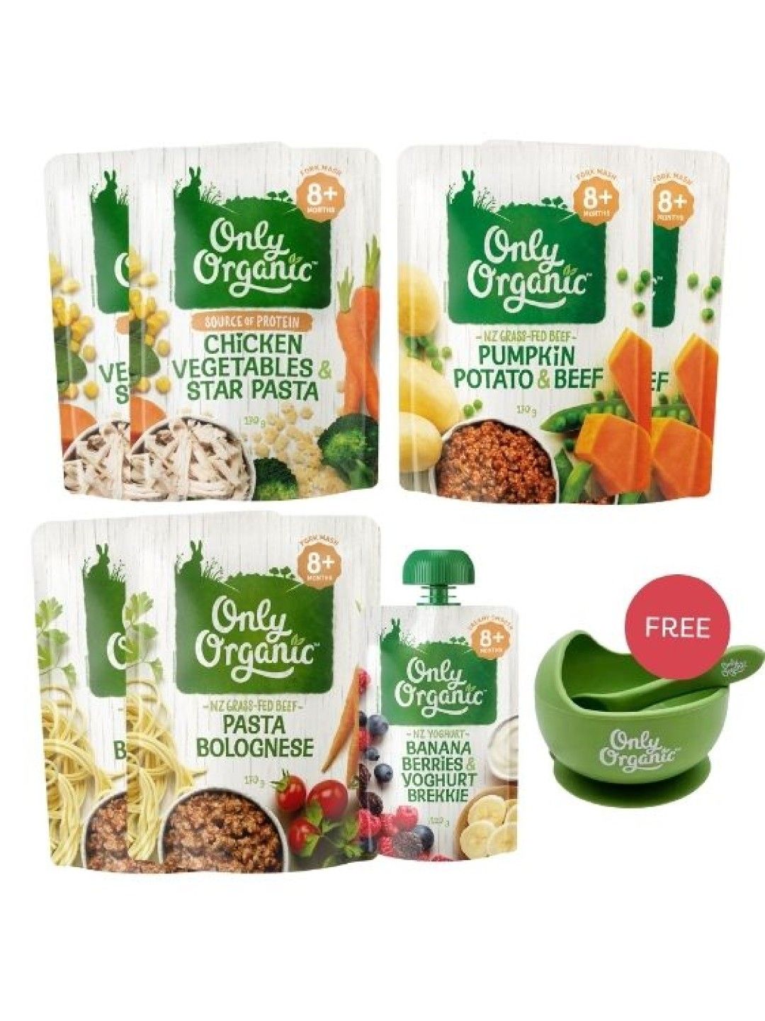 Only Organic Bundle 1 (8+ Months ) | edamama