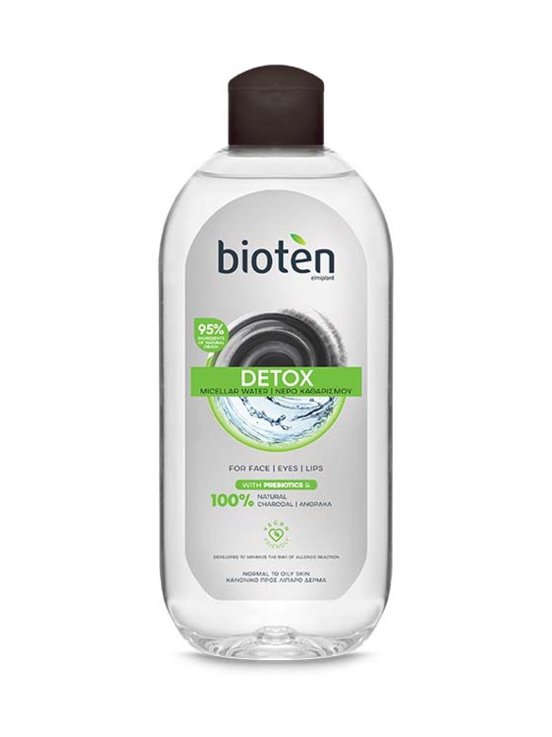 Bioten Micellar Water Detox Charcoal (400ml) | edamama