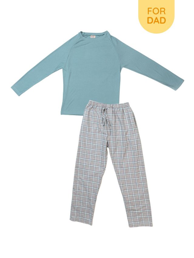 bean fashion Plaid Sleep Pajama Set for Dad | edamama