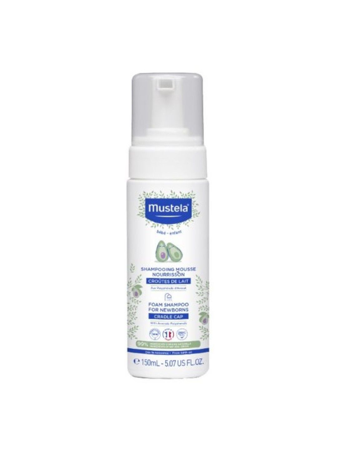 Mustela Foam Shampoo for Newborns (150ml) | edamama