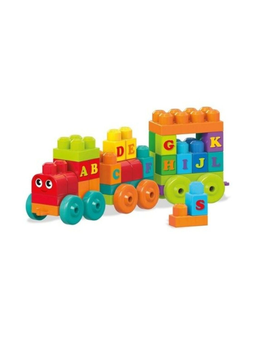 Mega Bloks ABC Learning Train Building Set | edamama
