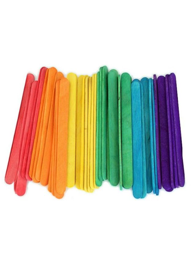 Ink + Stone Popsicle Sticks - Plain Colored Wood | edamama