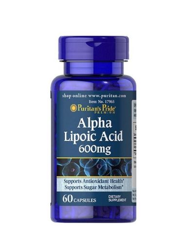 Puritan's Pride Alpha Lipoic Acid ALA 600 mg (60 c | edamama