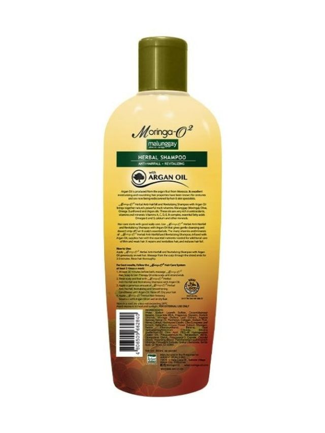 Moringa-O2 Anti-Hairfall Shampoo with Argan Oil (350ml) | edamama