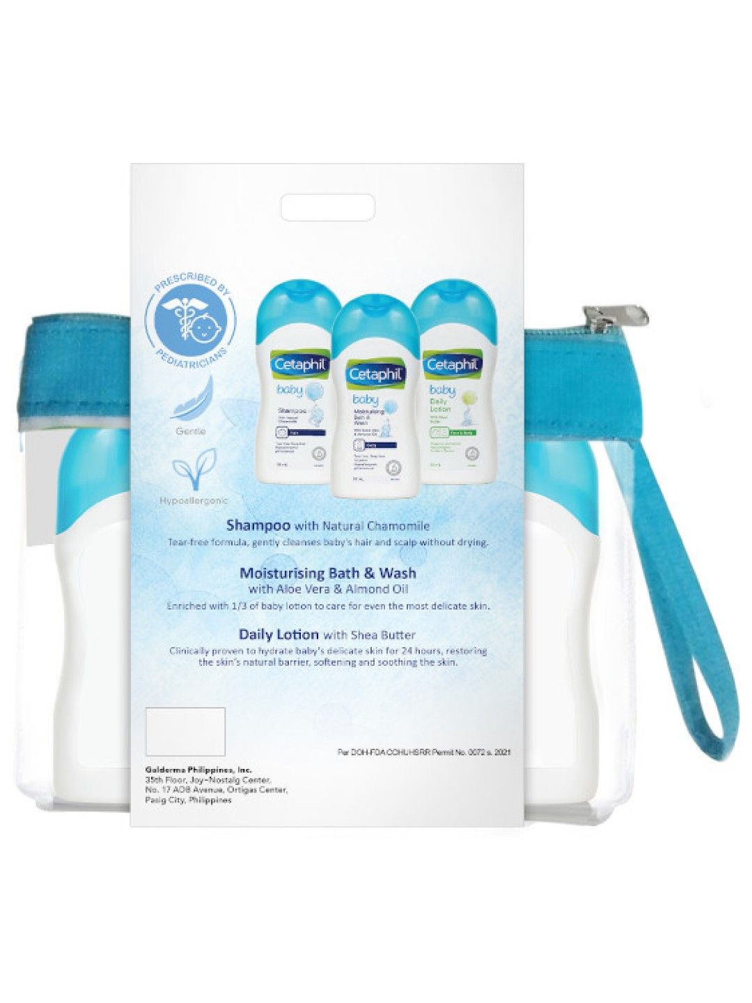 Cetaphil Baby Baby Healthy Skin Starter Kit (with Free Pouch) | edamama