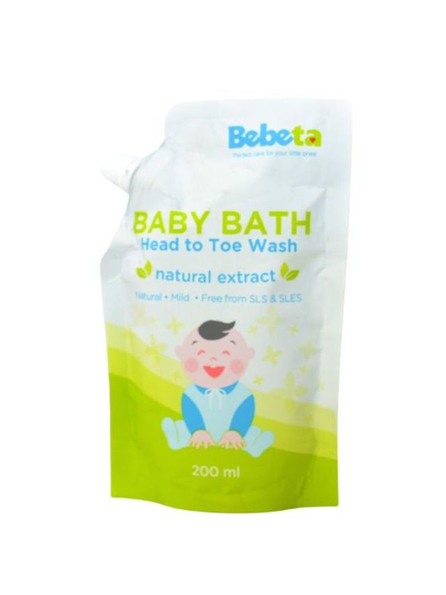 Bebeta Baby Bath Head to Toe Baby Wash (200ml) | edamama
