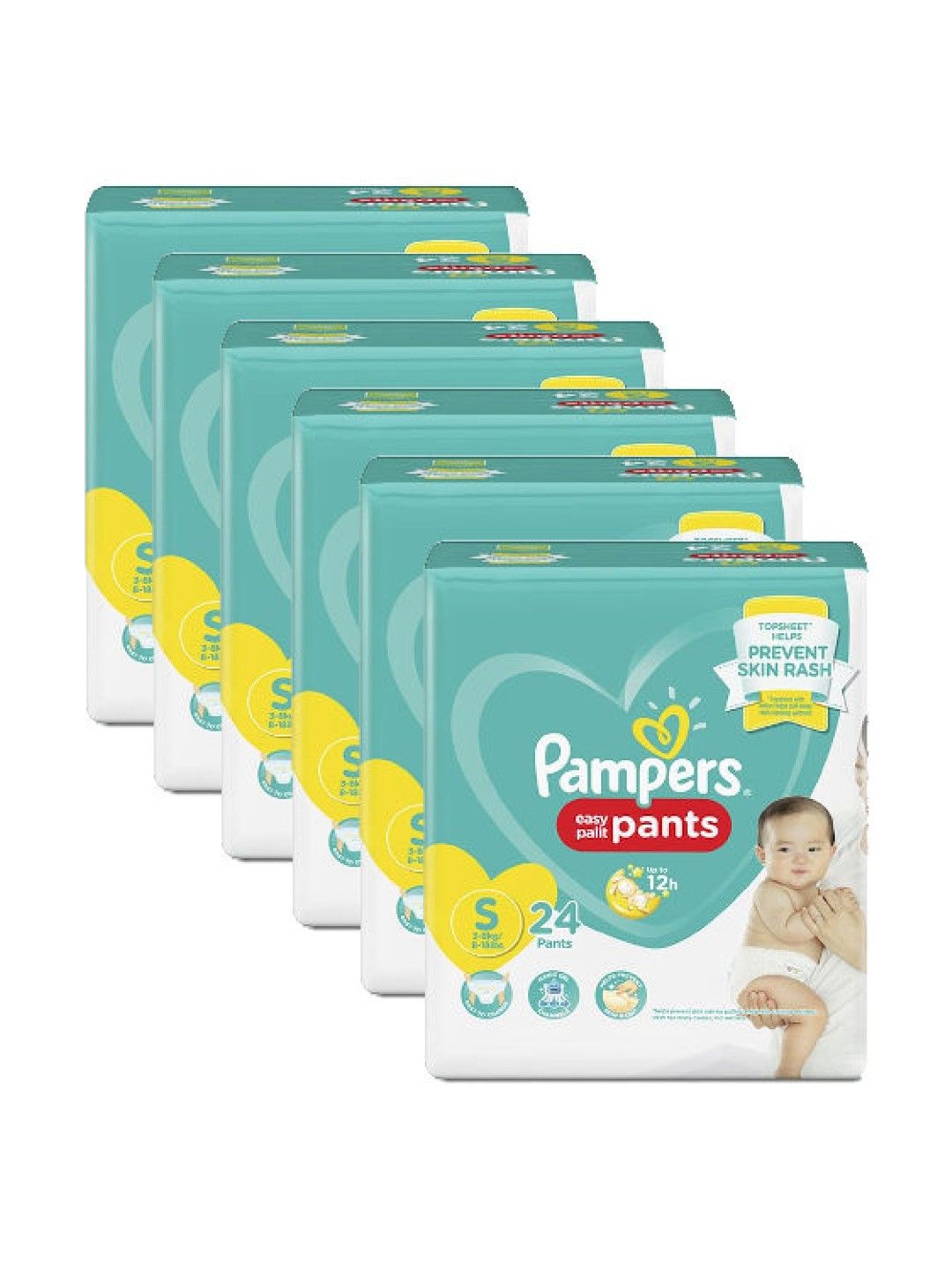 Pampers Baby Dry Pants Small 24s x 6 packs (144 p… | edamama