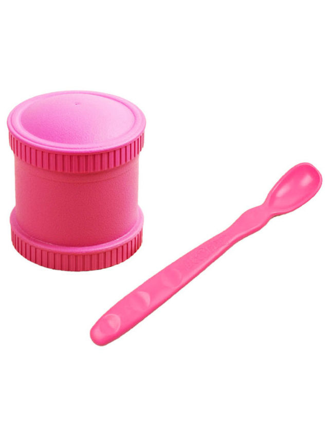 Re-play Recycled Snack Pod with Infant Baby Spoon | edamama