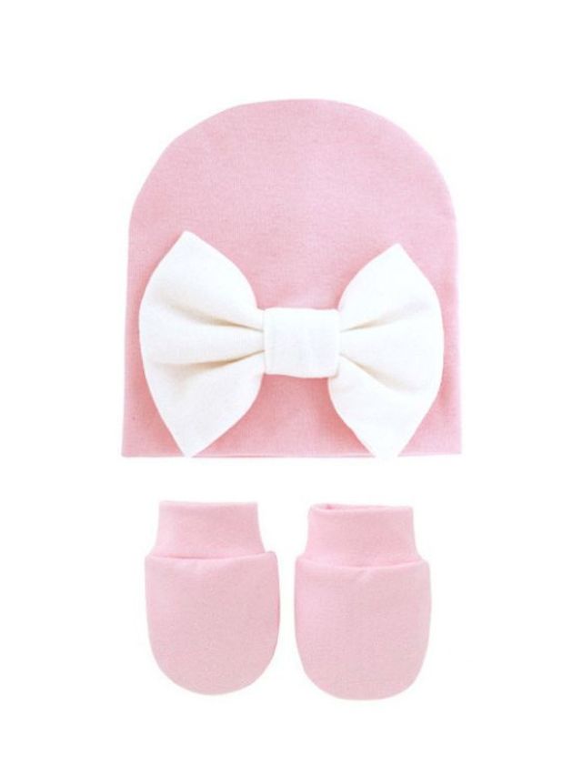 Cottonkind Baby Ribbon Bonnet and Mittens | edamama