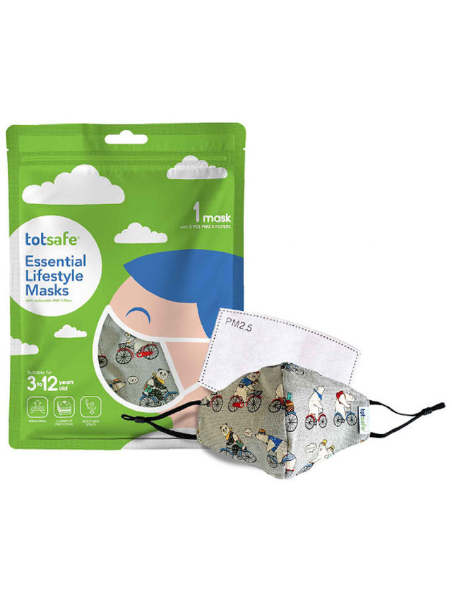 Totsafe Lifestyle Mask - Bears Set (with 3 filters | edamama
