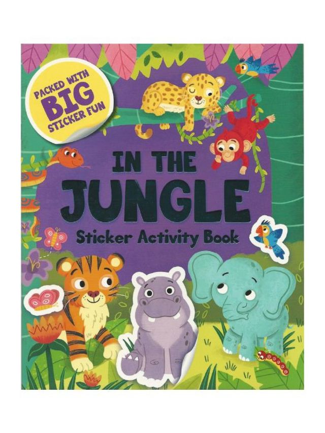 Learning is Fun Big Sticker Activity Book - In The Jungle | edamama