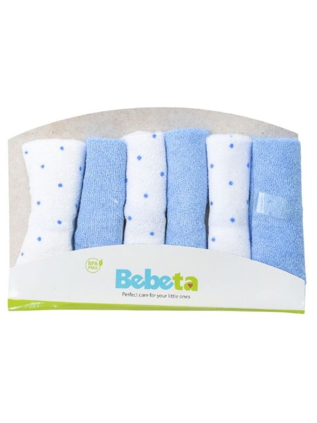 Bebeta Cotton Wash Cloth (6-pack) | edamama