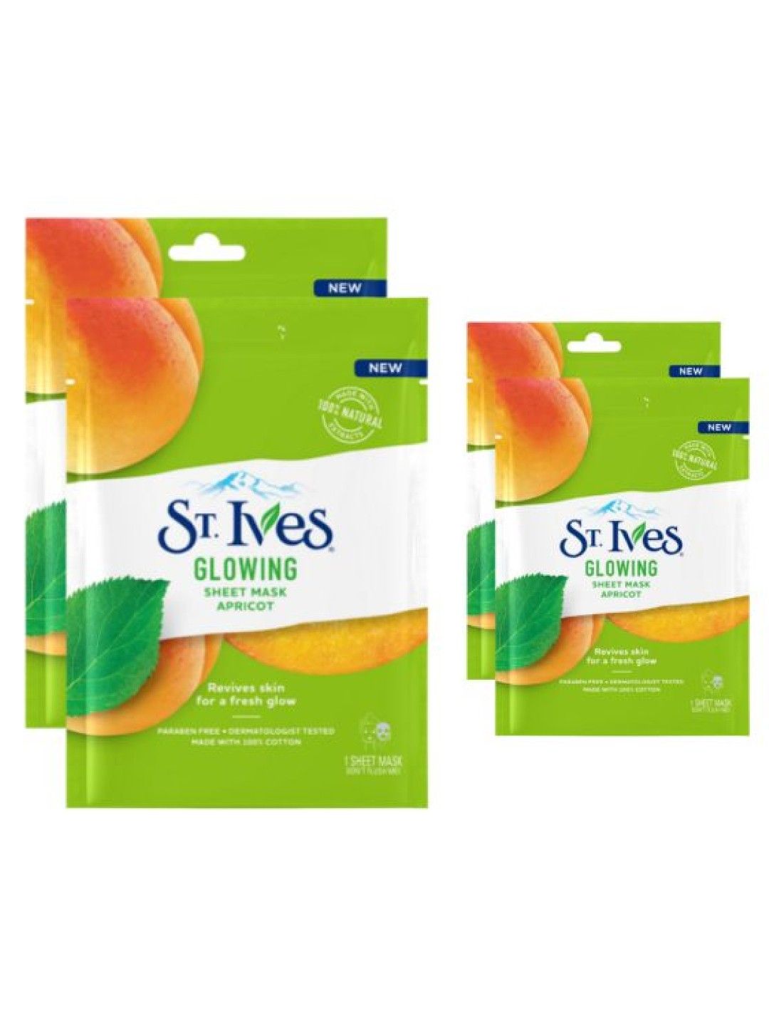 St. Ives [BUY 2 GET 2] Glowing Sheet Mask Apricot 26ml | edamama