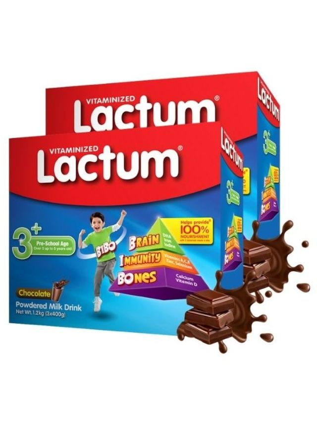 Lactum 3+6+ Lactum 3+ Chocolate Powdered Milk Drink Bundle of 2 1.2kg ...