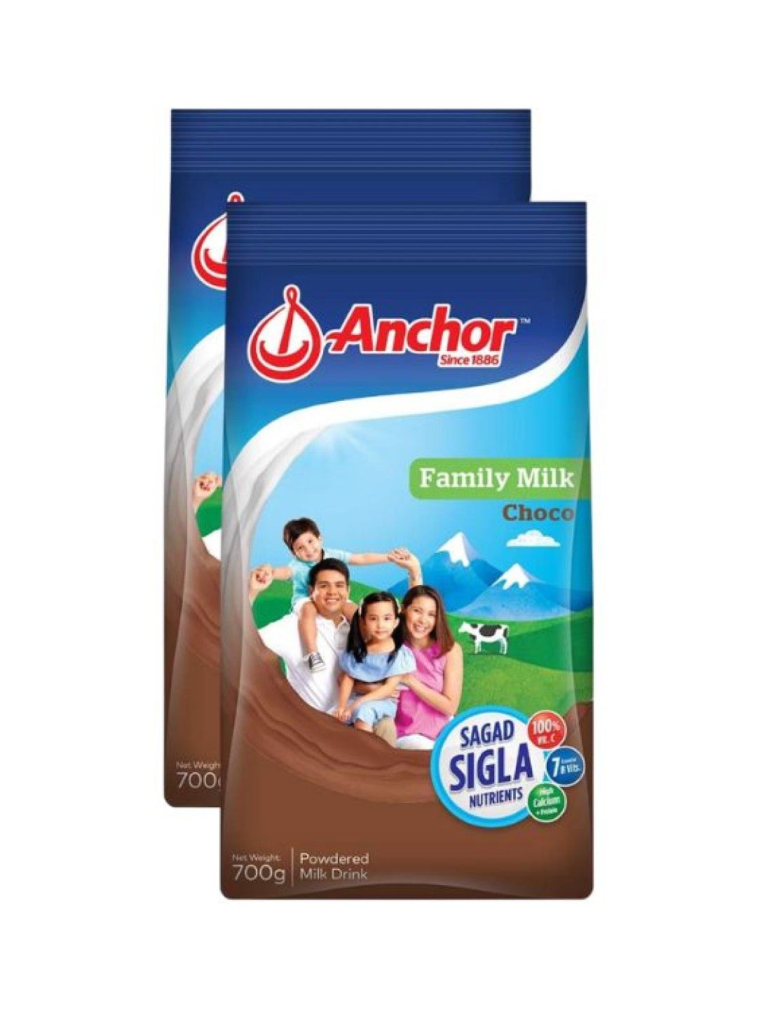 Anchor Family Milk Powder Chocolate (700g) Bundle of 2 | edamama