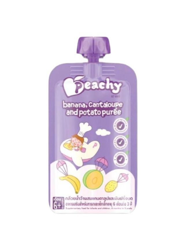 Peachy Baby Food Banana, Cantaloupe and Potato Pu… | edamama