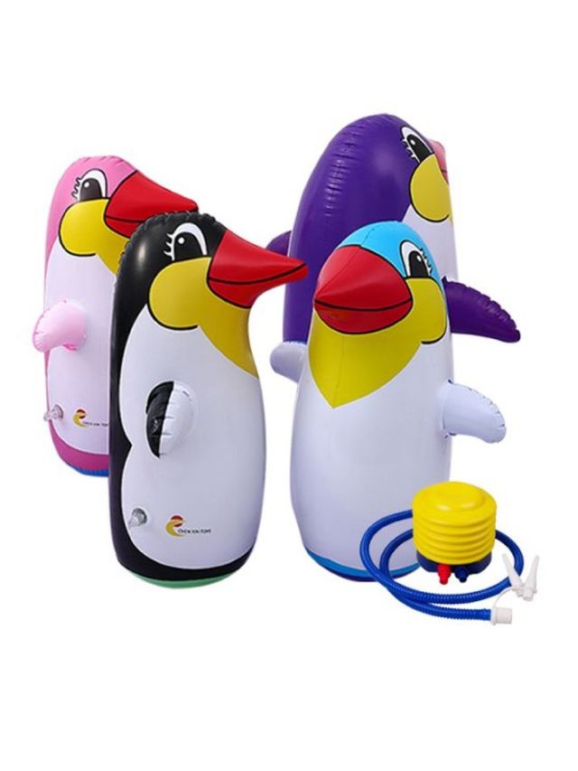 BabyPro Children's Inflatable Rocking Penguin Ball | edamama
