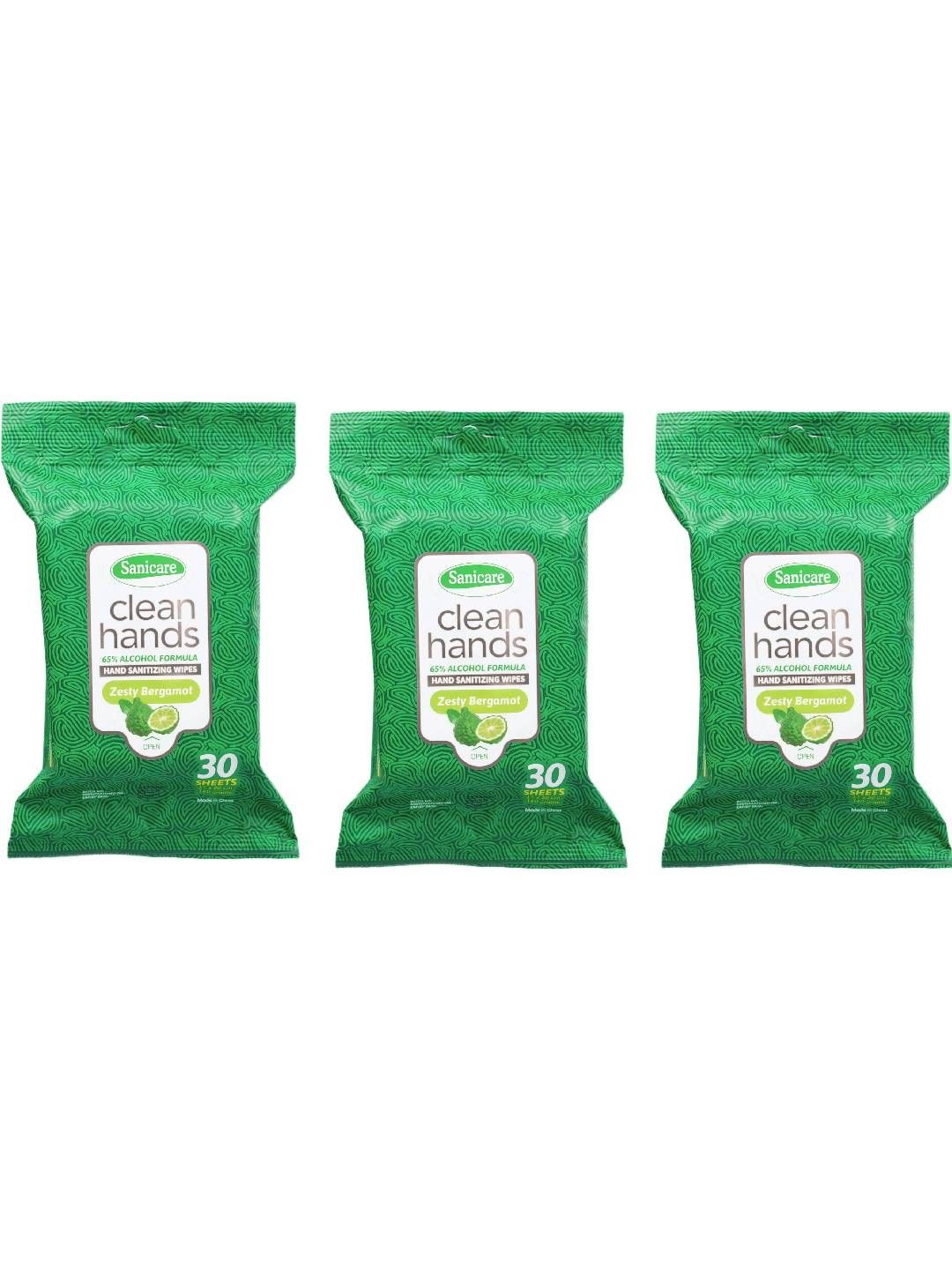 Sanicare [Bundle of 3] Clean Hands Sanitizing Wipe | edamama