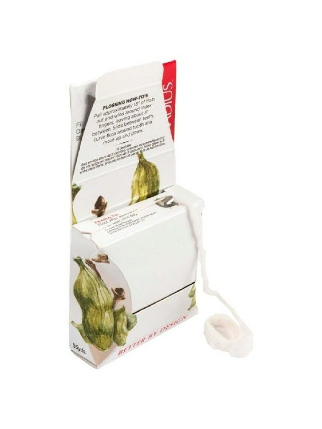 Radius Vegan Sponge Floss Clove Cardmom (55 yds) | edamama