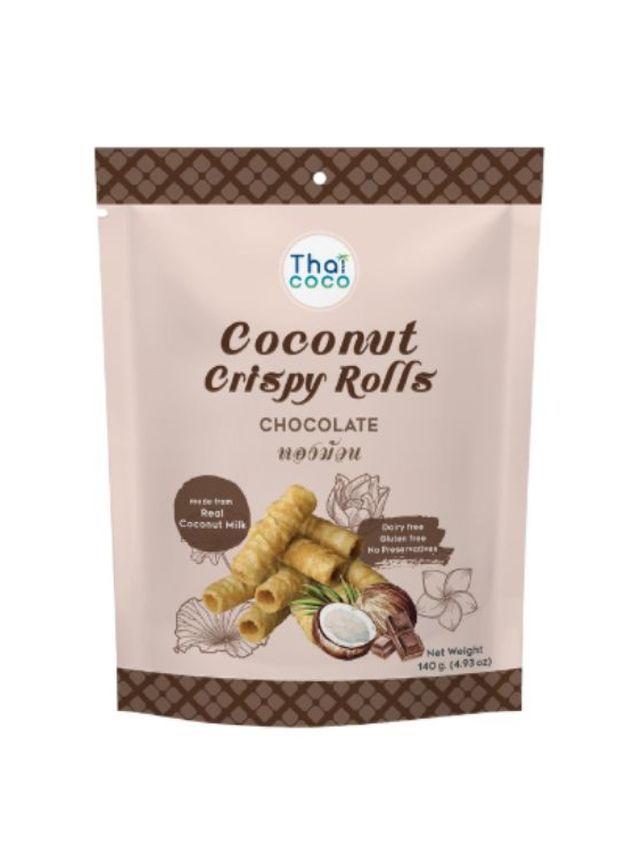 Thai Coco Coconut Crispy Roll Original (140g) | edamama