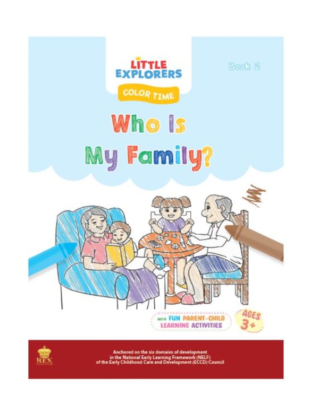 Rex Education Coloring Book 2: Who Is My Family? | edamama