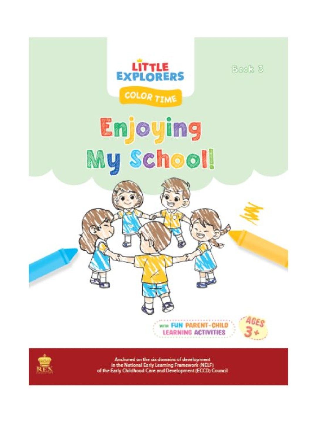 Rex Education Coloring Book 3: Enjoying My School! | edamama