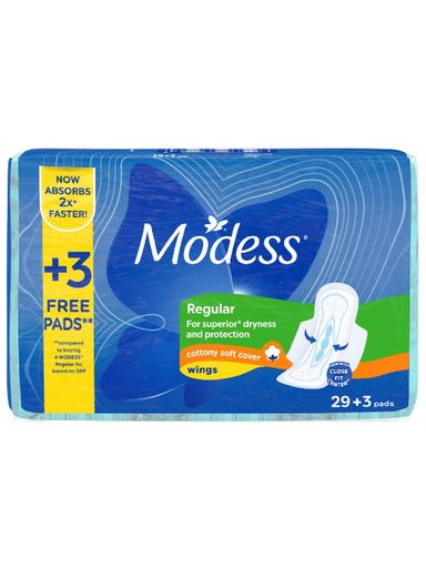 Modess Cottony Soft Maxi with Wings Sanitary Napki | edamama