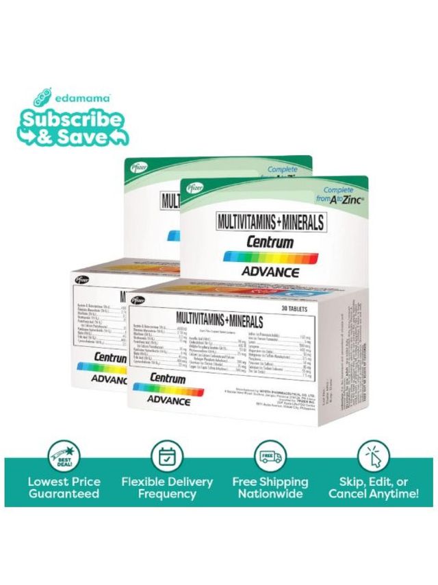 Centrum Advance Multivitamins + Minerals Bottle (3 | edamama