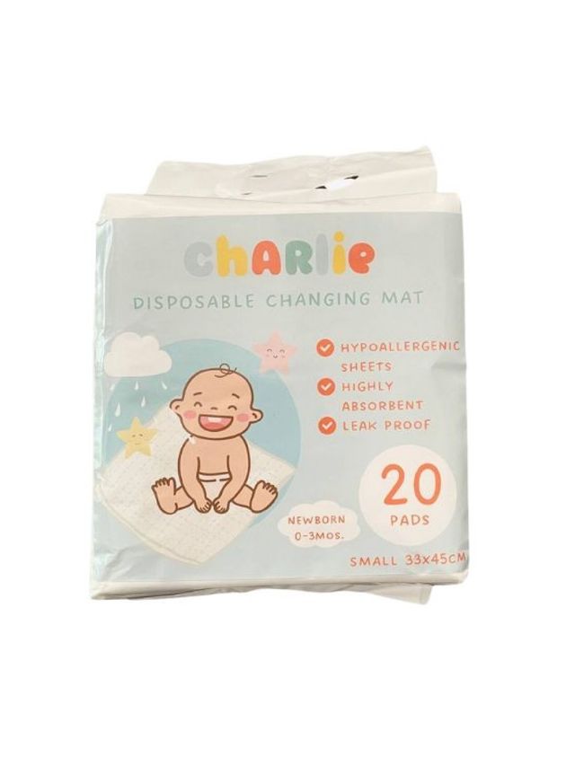 Charlie Diaper Changing Pad Small (20 pads) | edamama