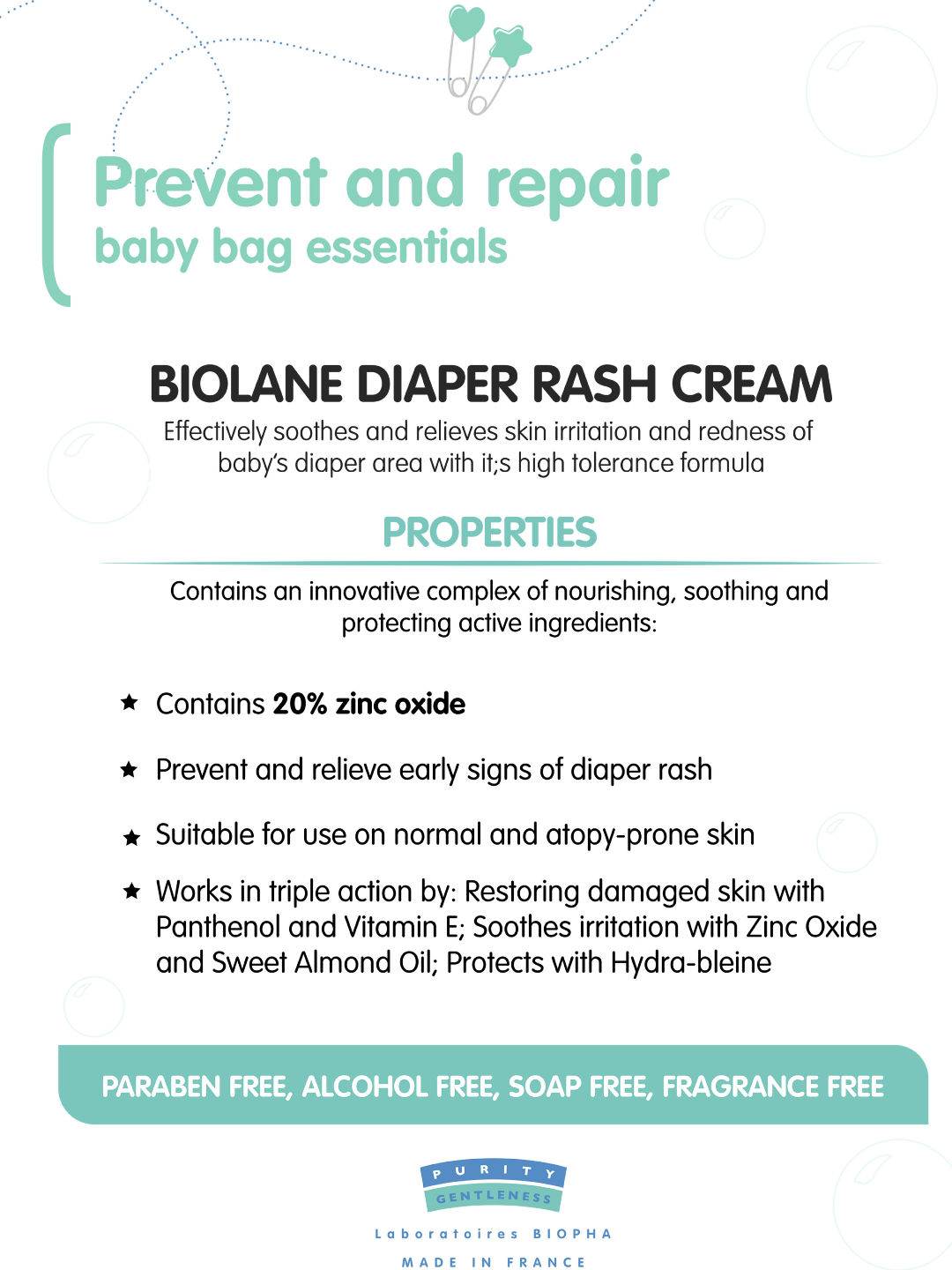 Biolane Dermo-Pediatric Diaper Rash Cream (100ml) | edamama