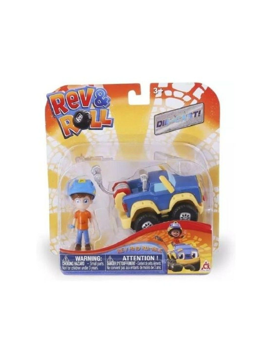 Rev & Roll Die Cast Vehicle Rev & Rumble | edamama