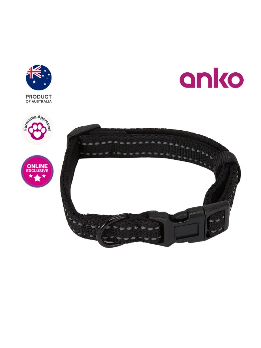 Anko Dog Collar Reflective | edamama