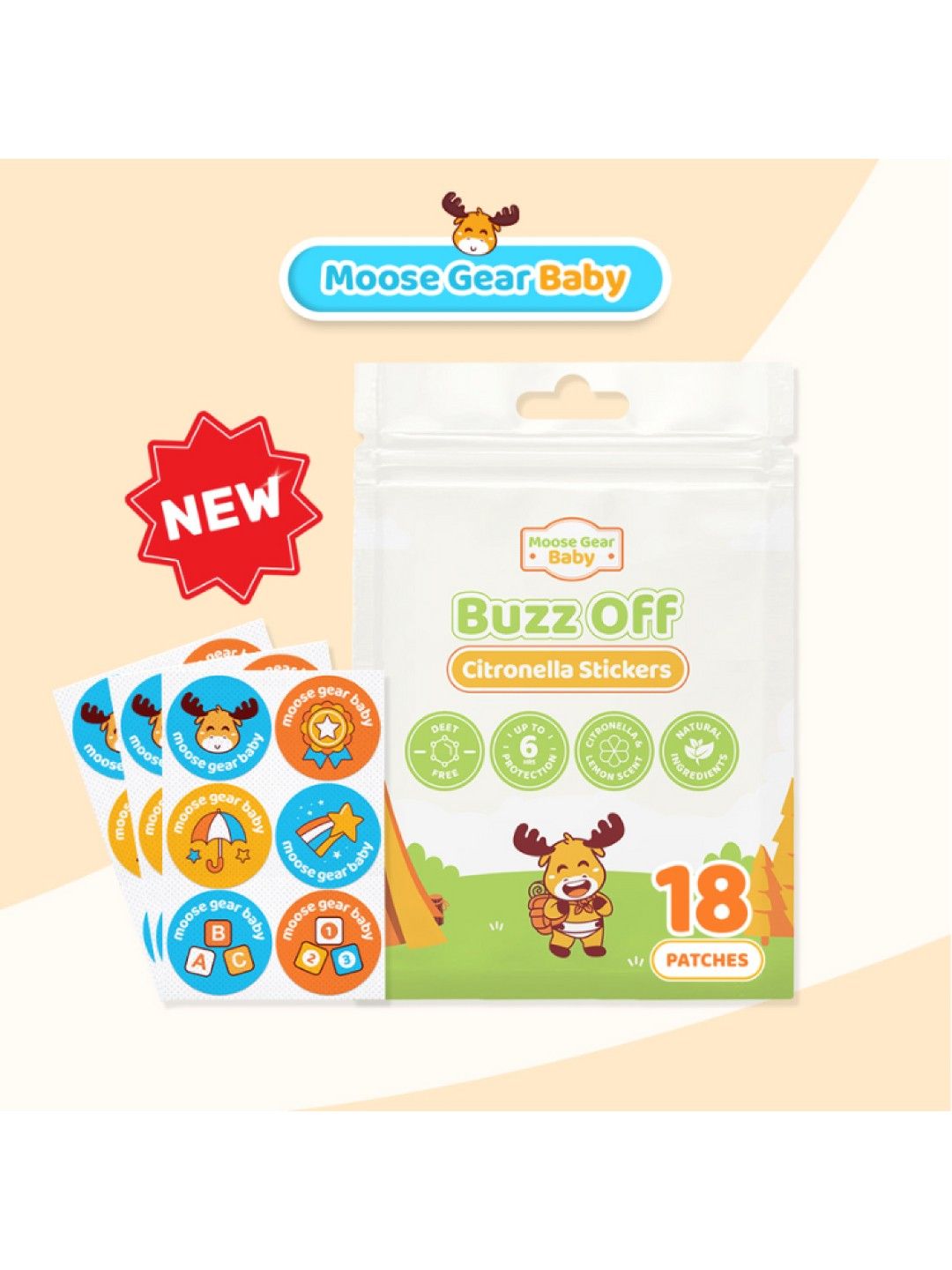 Moose Gear Baby Moose Gear Baby Mosquito Patch Cit | edamama