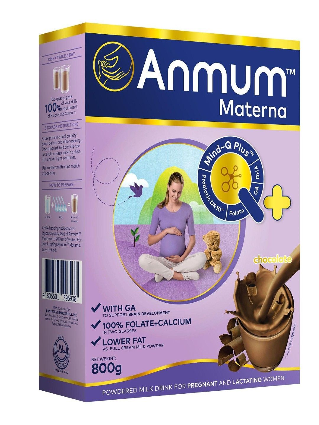 Anmum Anmum Materna Milk Powder Chocolate (800g) [Expiry: 9/8/2024 ...