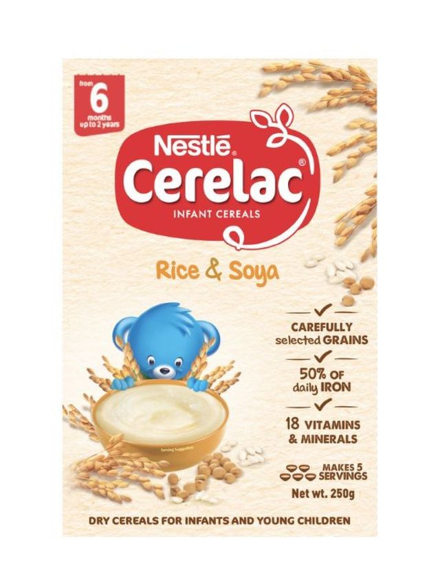 CERELAC Rice and Soya (250g) [Expiry: 10/31/24] | edamama