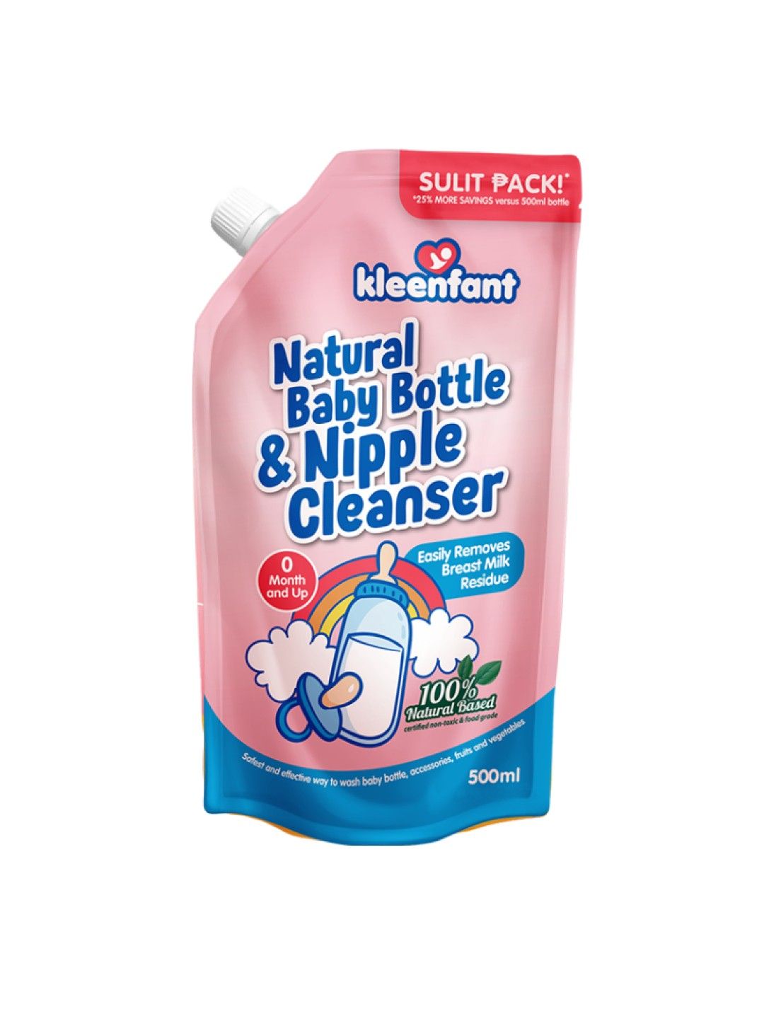 Kleenfant Natural Baby Bottle and Nipple Cleanser… | edamama
