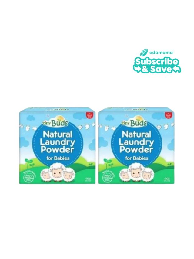 Tiny Buds Natural Laundry Powder For Babies (1kg) | edamama