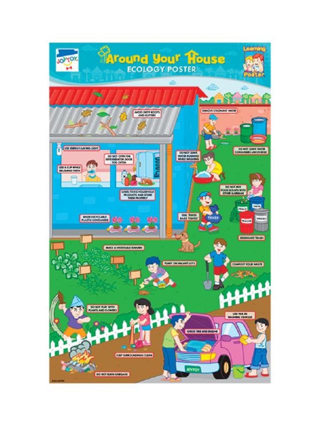 Joytoy Around Your House Ecology Poster | edamama