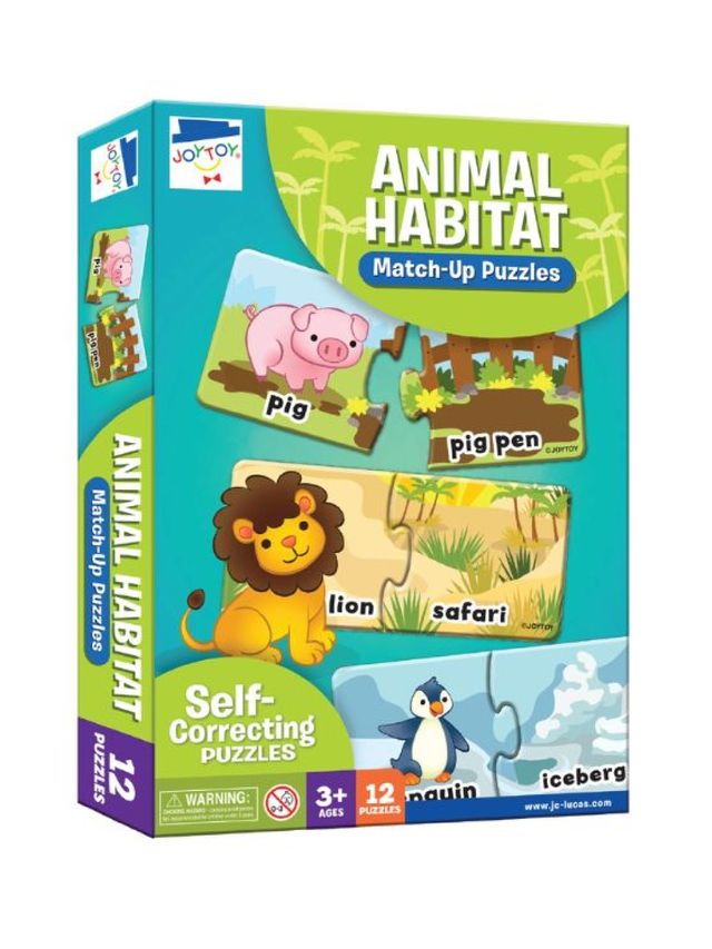 Joytoy Animal Habitat Match-up Puzzles | edamama
