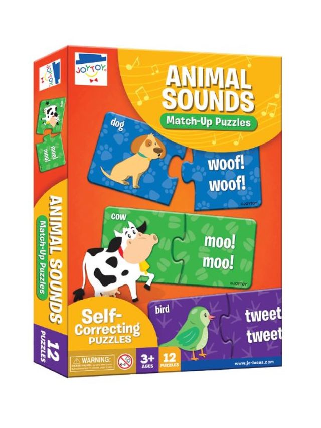 Joytoy Animal Sounds Match-up Puzzles | edamama