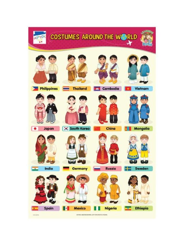 Joytoy Costume Around The World Poster | edamama